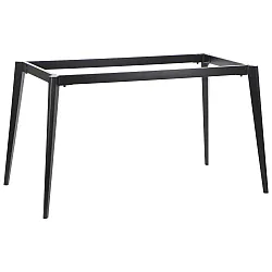 Classic steel trapezium table frame in black or grey colour, height..